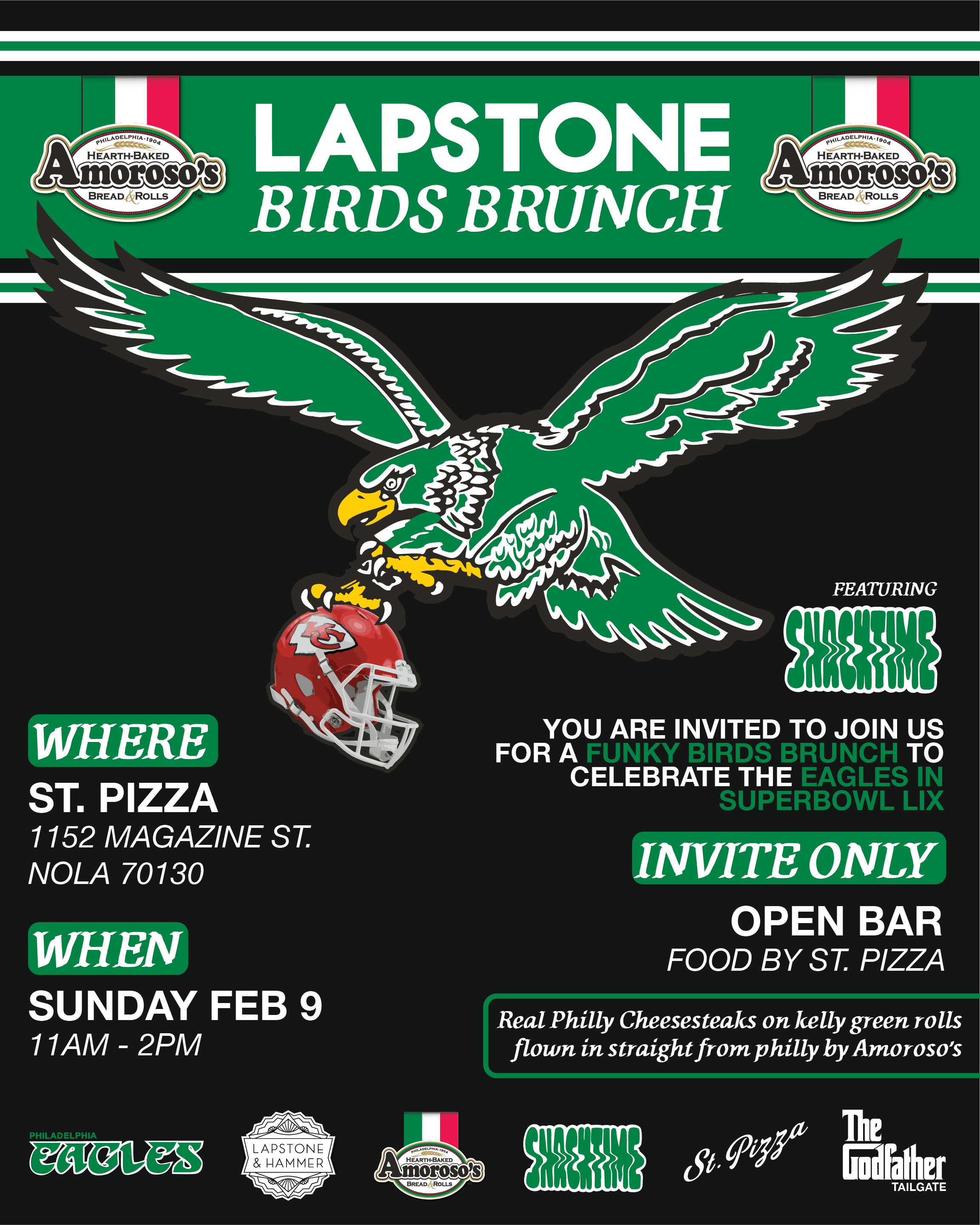 LAPSTONE X AMOROSO'S NEW ORLEANS SUPERBOWL TAKEOVER – lapstoneandhammer.com