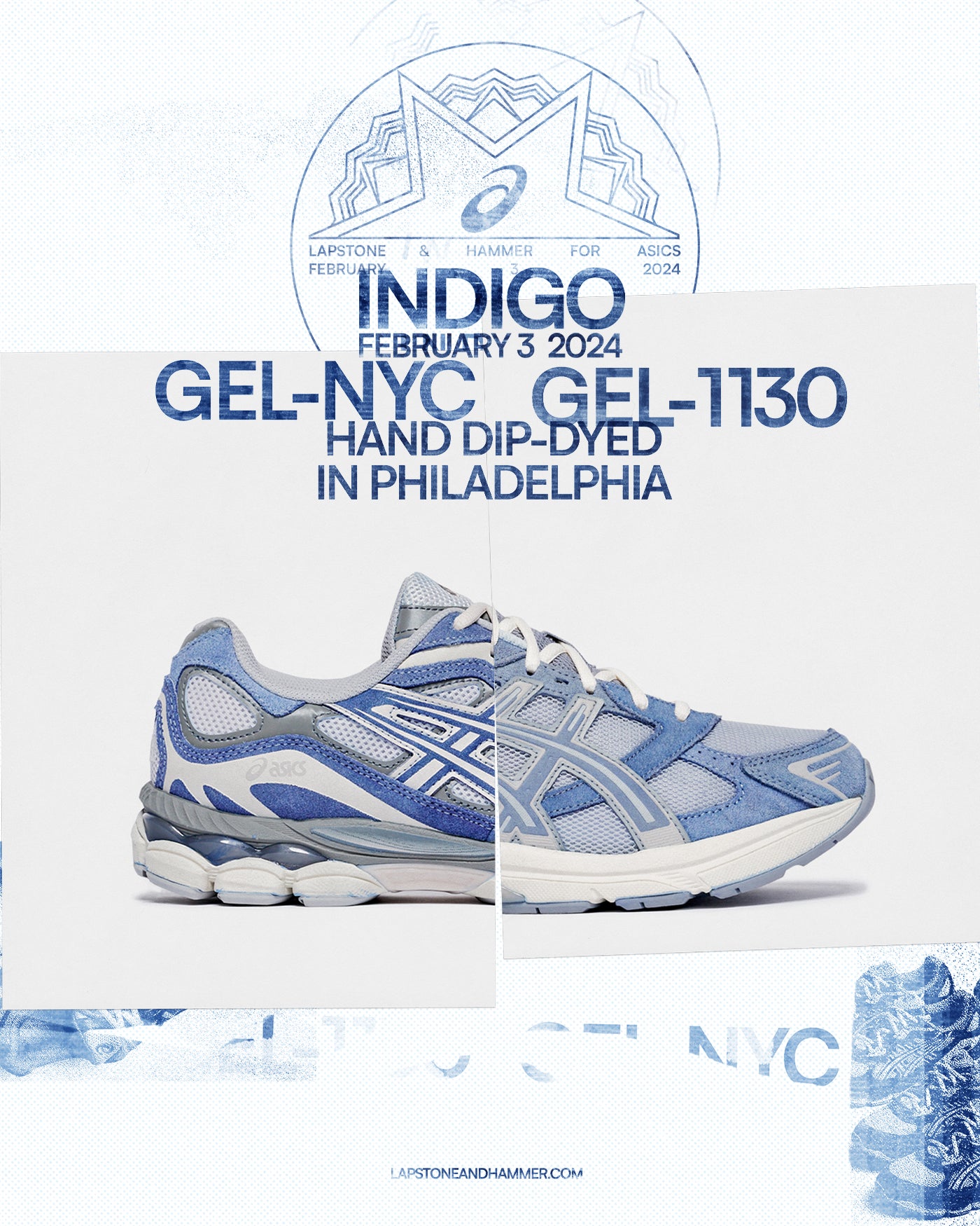 LAPSTONE FOR ASICS "INDIGO DIP DYE" – lapstoneandhammer.com