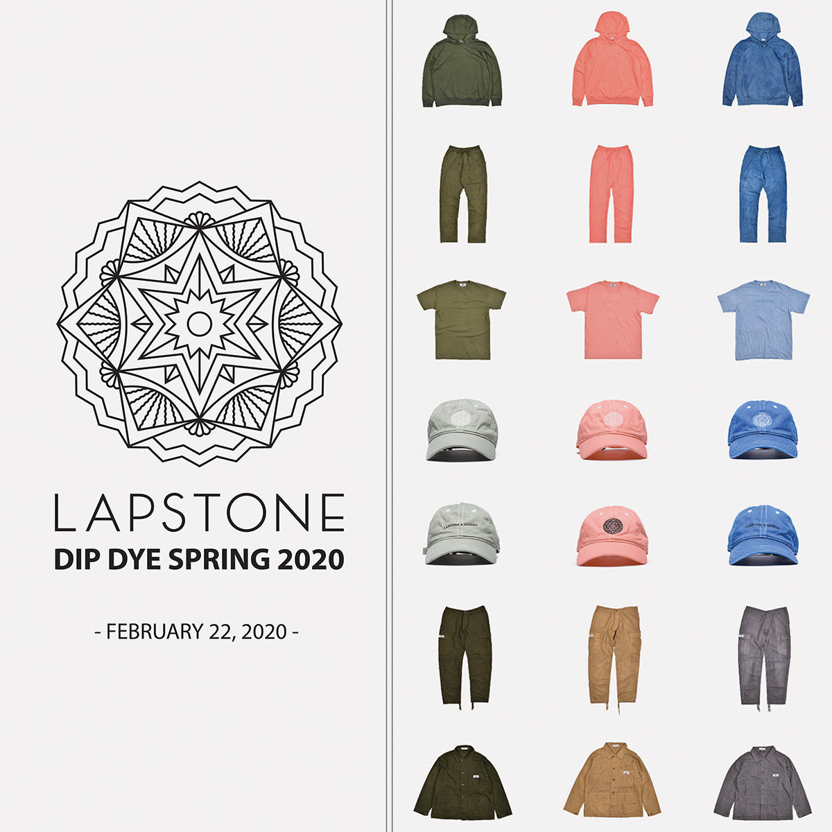 LAPSTONE & HAMMER DIP DYE SPRING 2020 : THE COLLECTION ...