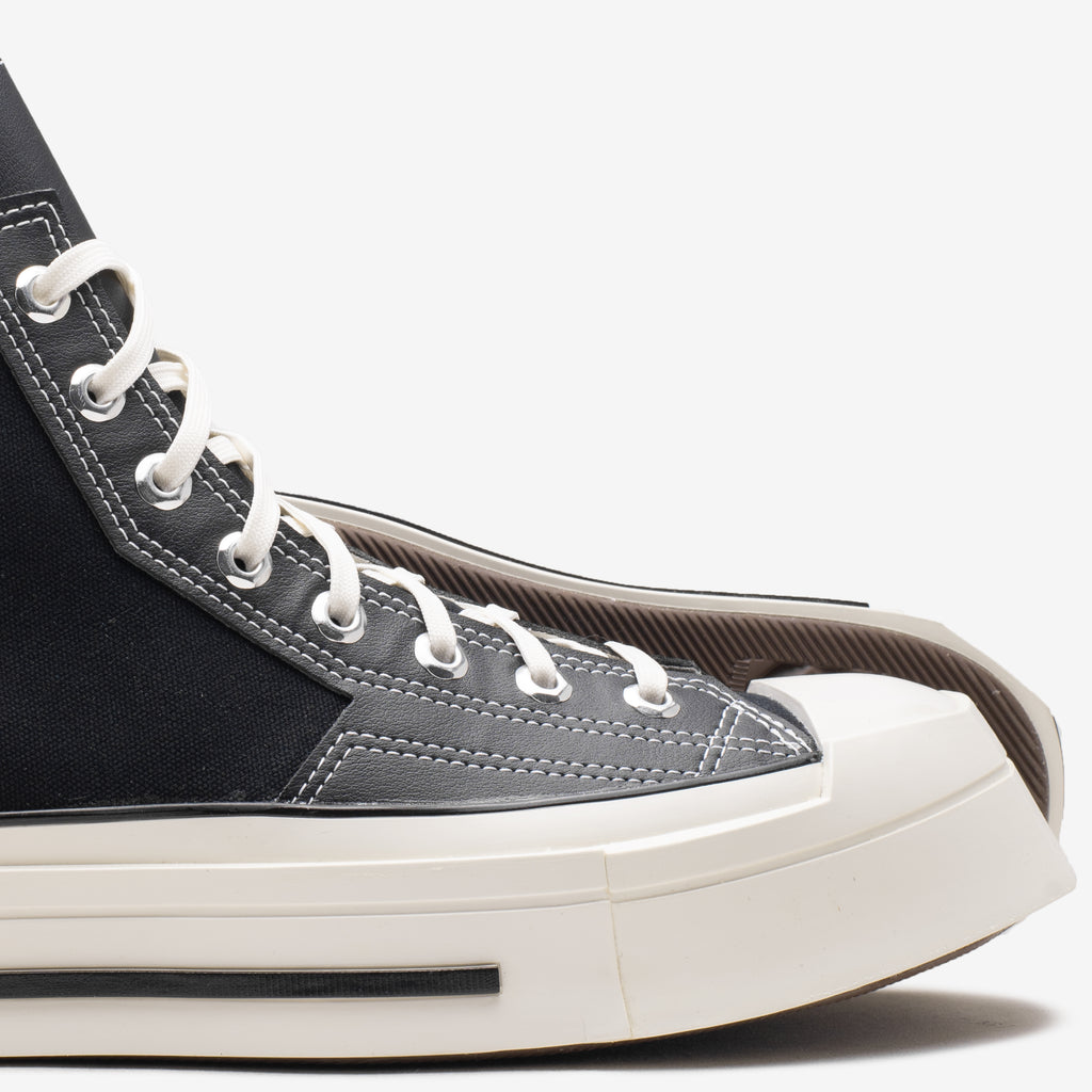 CHUCK 70 DE LUXE SQUARED HI - BLACK | lapstoneandhammer.com